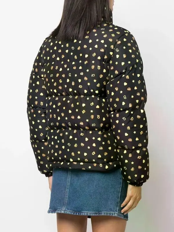 CHIARA FERRAGNI Logo Print Puffer Jacket