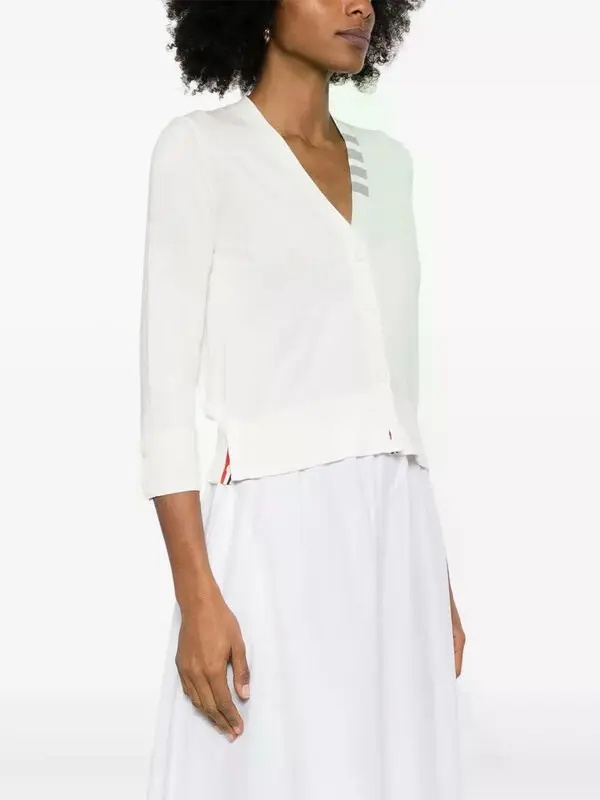 Thom Browne Jersey Stitch 4-bar Cardigan