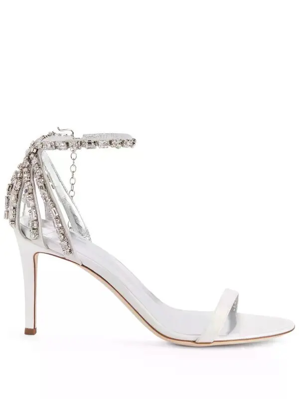 GIUSEPPE ZANOTTI 85mm Adele Crystal Sandals