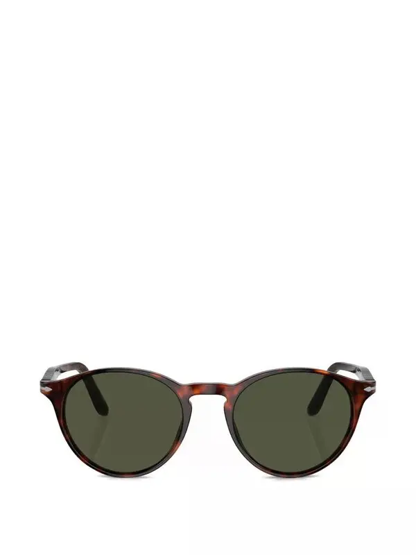 Persol Round Frame Sunglasses - Brown
