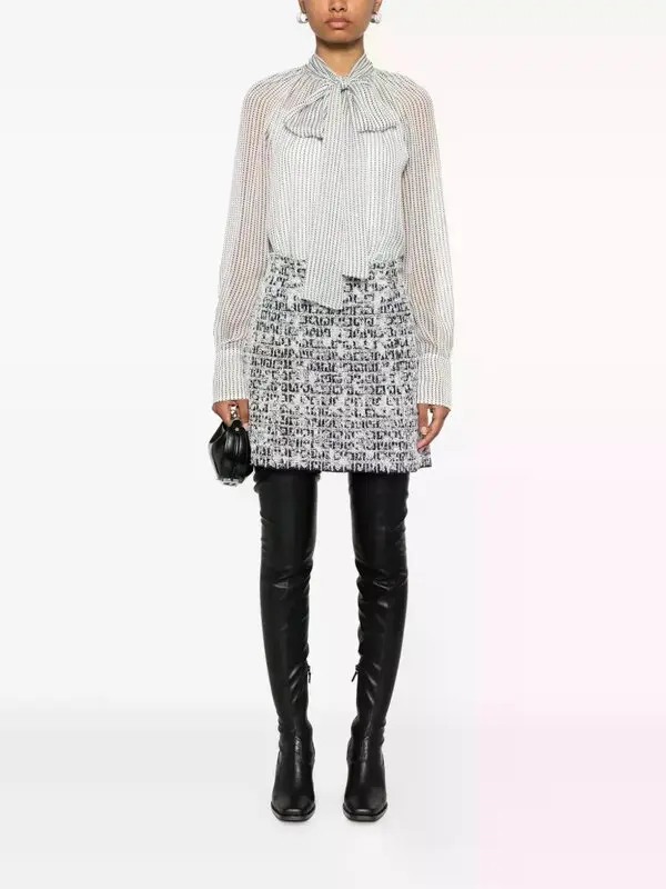Givenchy Polka-dot Silk Blouse