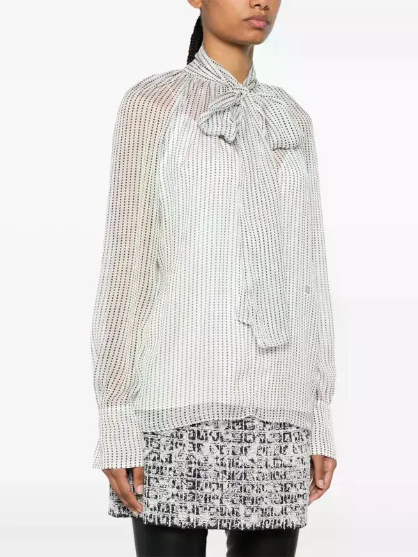 Givenchy Polka-dot Silk Blouse