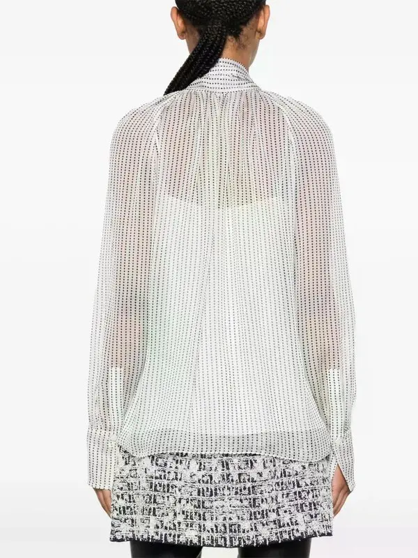 Givenchy Polka-dot Silk Blouse