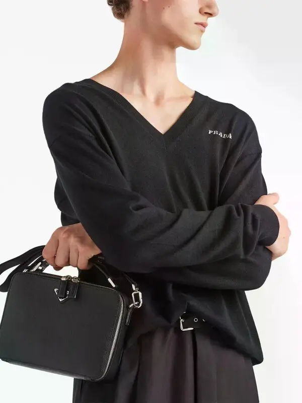 Prada V-neck Cashmere Jumper