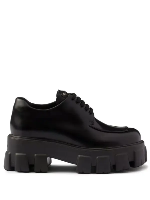Prada Monolith Lace-up Shoes
