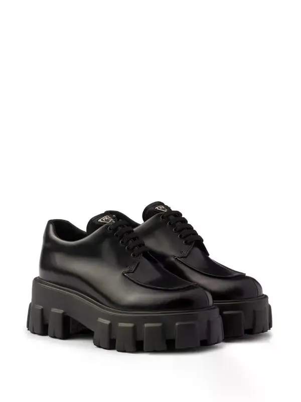 Prada Monolith Lace-up Shoes