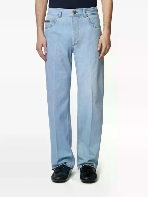 TOD'S Pressed-crease Jeans