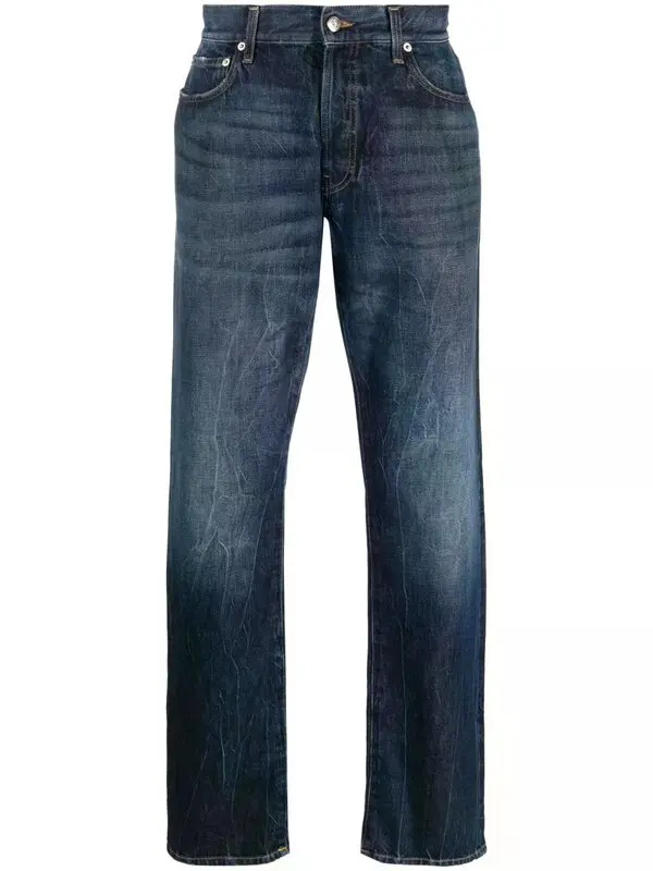 DEPARTMENT 5 Stonewashed Straight-leg Jeans