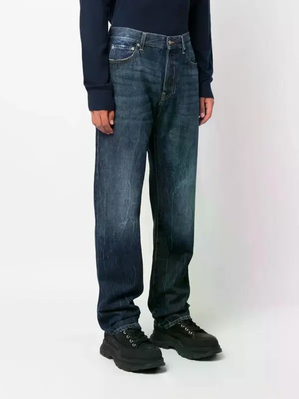 DEPARTMENT 5 Stonewashed Straight-leg Jeans