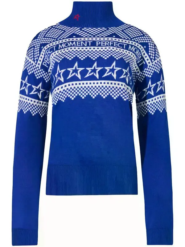 Perfect Moment Intarsia-knit Sweater