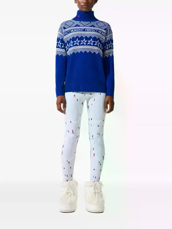 Perfect Moment Intarsia-knit Sweater