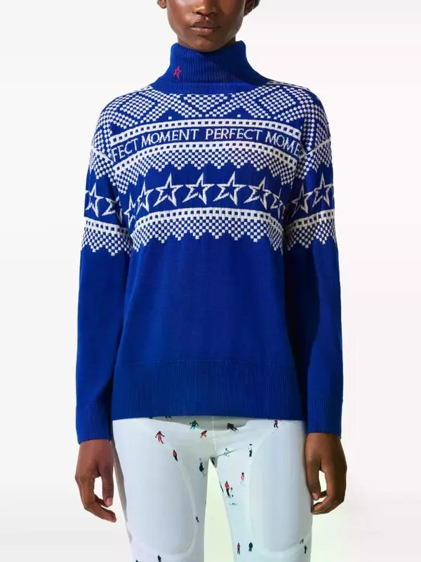 Perfect Moment Intarsia-knit Sweater