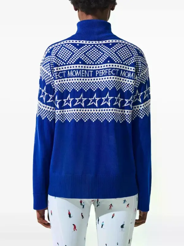 Perfect Moment Intarsia-knit Sweater