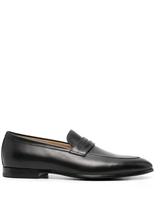 SCAROSSO Marzio Penny Loafers - Black