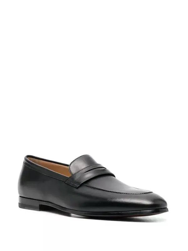 SCAROSSO Marzio Penny Loafers - Black