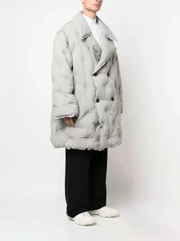 MAISON MARGIELA Peak Lapel Padded Coat