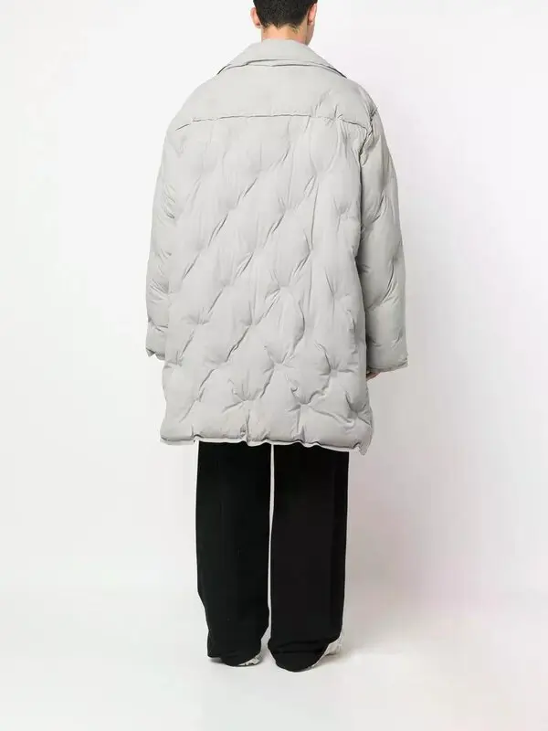 MAISON MARGIELA Peak Lapel Padded Coat