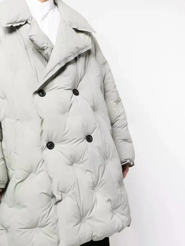 MAISON MARGIELA Peak Lapel Padded Coat