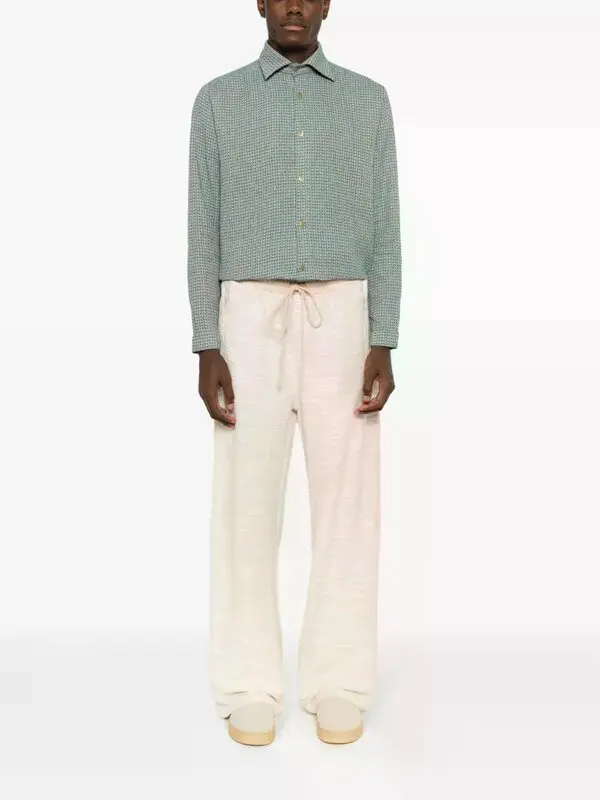 AMIR SLAMA Textured Track Pants