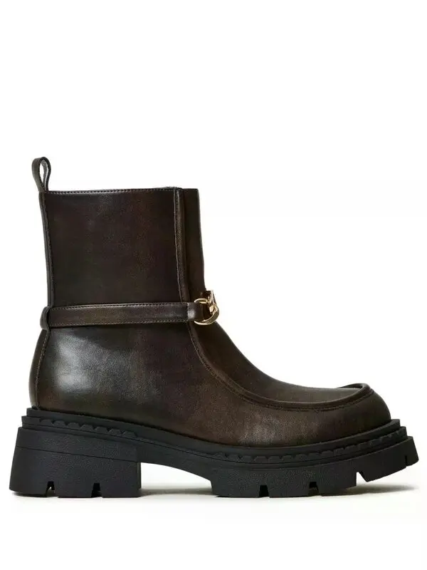 TWINSET 60mm Oval T Ankle Boots