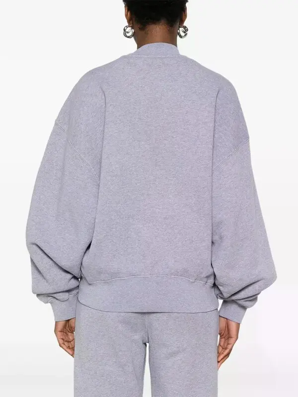 Off-White Logo-embroidered Sweatshirt - Grey