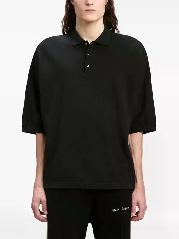 Palm Angels Logo-print Polo Shirt