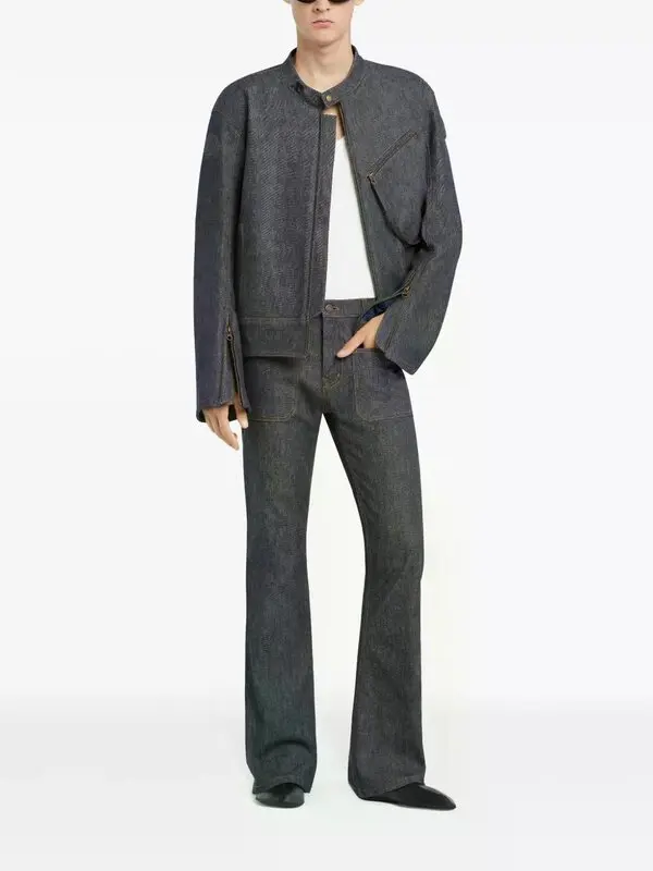 COURREGES Denim Bomber Jacket