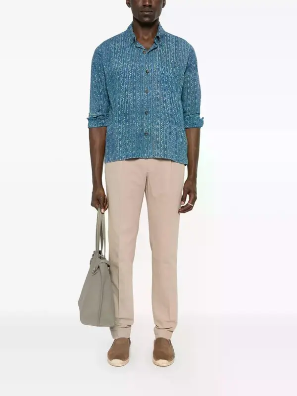 Incotex Pleat-detailed Trousers - Neutrals