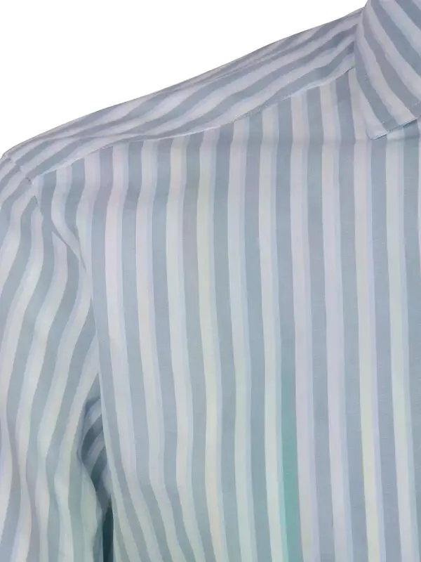 BARBA NAPOLI Striped Shirt - Blue