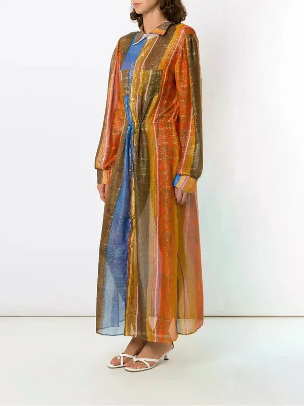 AMIR SLAMA Silk Shirt Dress