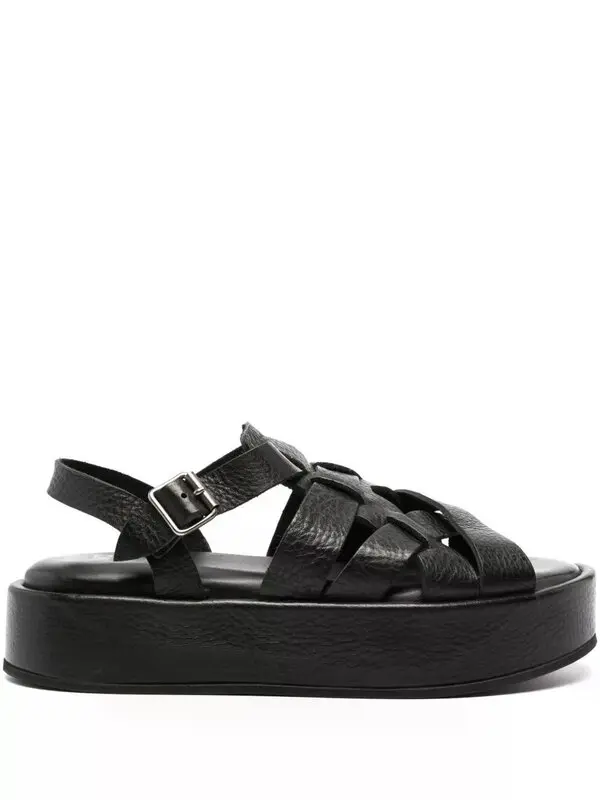 Moma Arizona Leather Platform Sandals