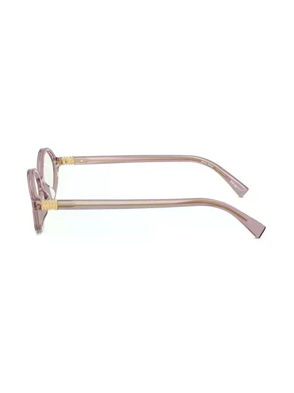 Miu Miu Regard Glasses - Purple