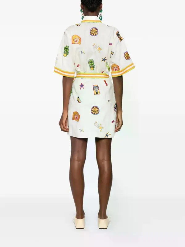 ALEMAIS X Michael Swaney Checkers Mini Dress
