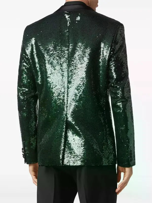 Philipp Plein Sequin-design Single-breasted Blazer