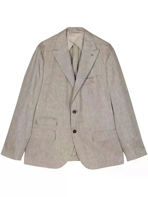 Peserico Notched-lapels Single-breasted Blazer