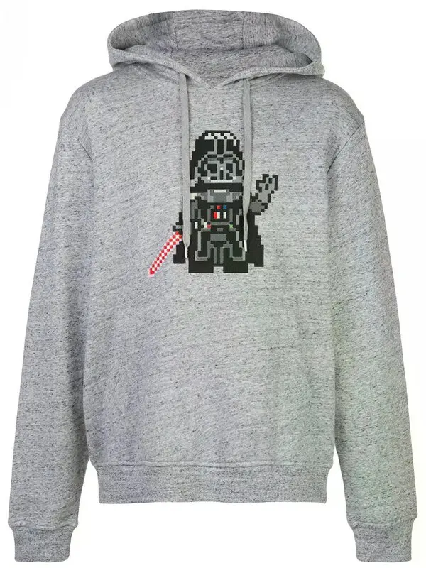 MOSTLY HEARD RARELY SEEN 8-BIT Invader Jersey Hoodie - Grey