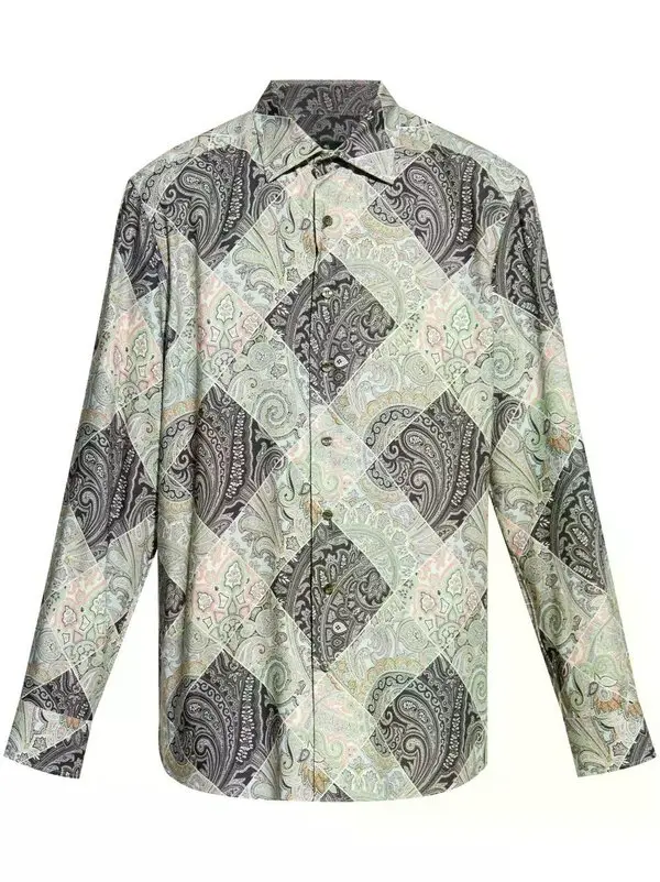 Etro Printed Shirt - Neutrals