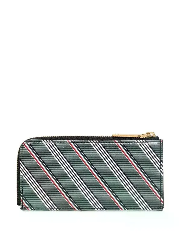 Thom Browne Striped Zip Wallet