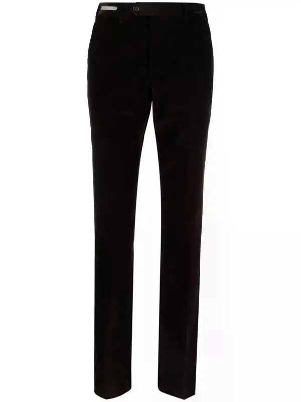 Corneliani Corduroy Straight-leg Trousers - Brown
