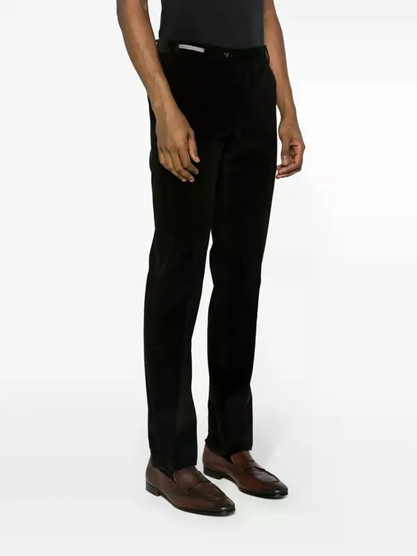 Corneliani Corduroy Straight-leg Trousers - Brown
