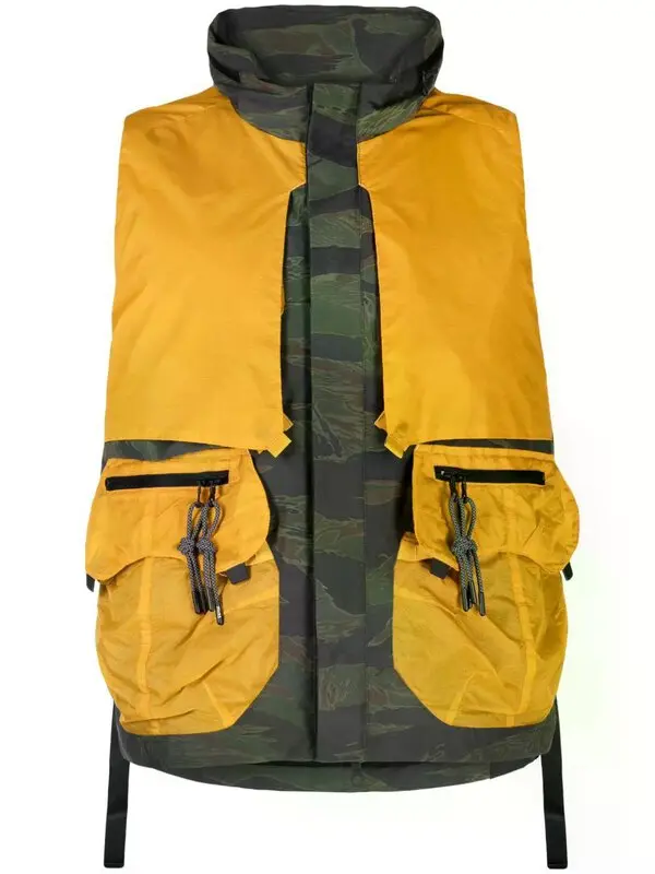 MOSTLY HEARD RARELY SEEN Cargo-pockets Cotton Gilet - Multicolour