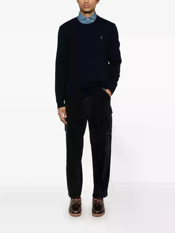 Polo Ralph Lauren Polo Pony-embroidered Sweater - Blue