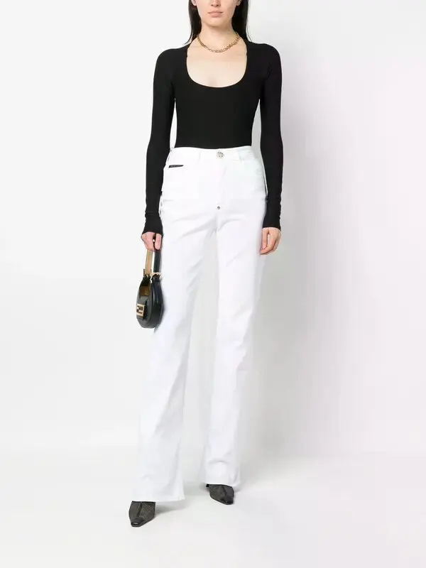 Philipp Plein High-waisted Flared Jeans
