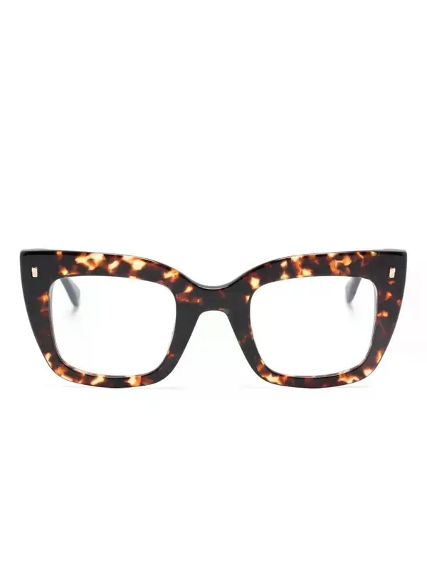 Dsquared2 Hype Tortoiseshell Butterfly-frame Glasses - Brown