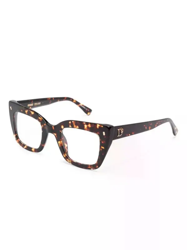 Dsquared2 Hype Tortoiseshell Butterfly-frame Glasses