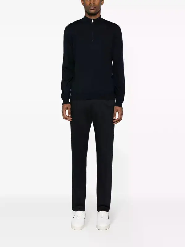 Corneliani Half-zip Fine-knit Jumper