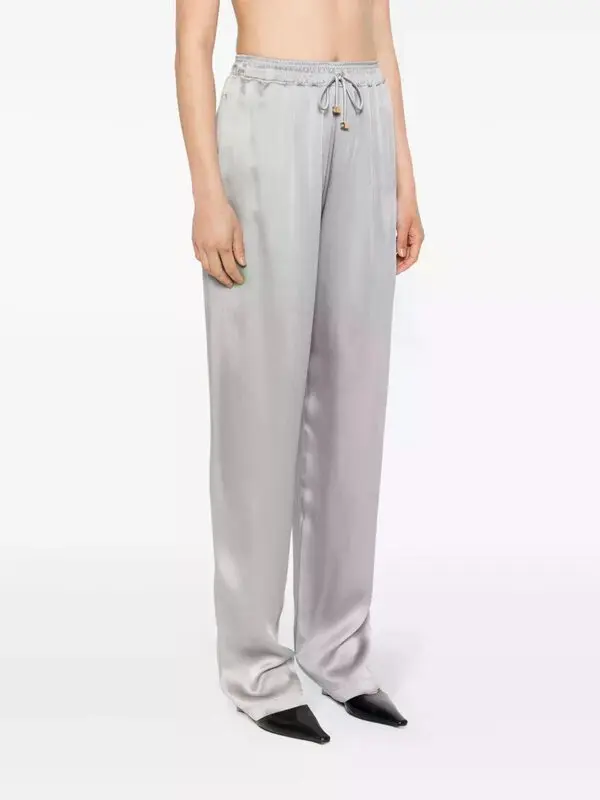 Elisabetta Franchi Satin Tapered Trousers