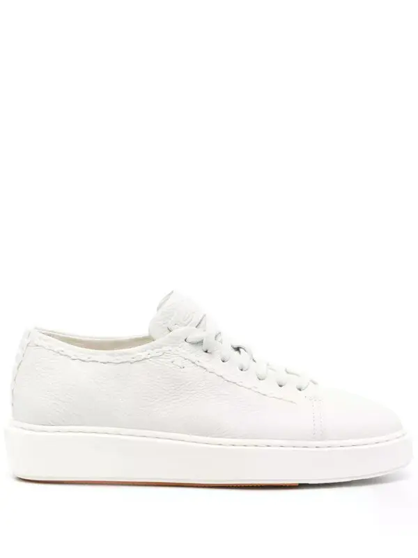 Santoni Leather Sneakers