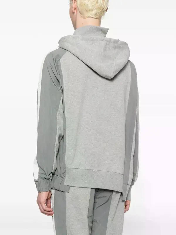 MOSTLY HEARD RARELY SEEN Asymmetric Logo Hoodie