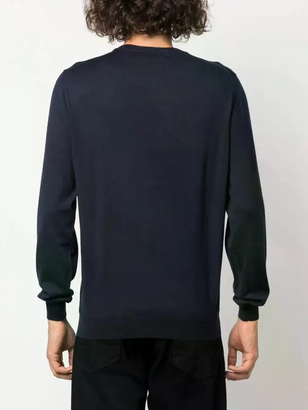 Fedeli Fine-knit Cashmere Jumper - Blue